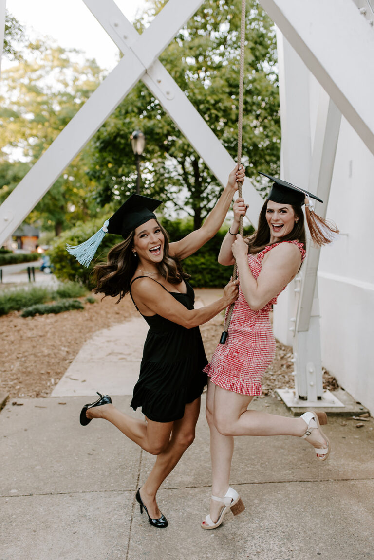 Maria + Emilia | Best Friends Grad Session at UGA | Showit Blog